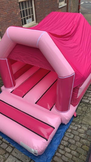 Deluxe Pink Bouncy Castle - Bouncy Castle and Soft Play Hire in ...