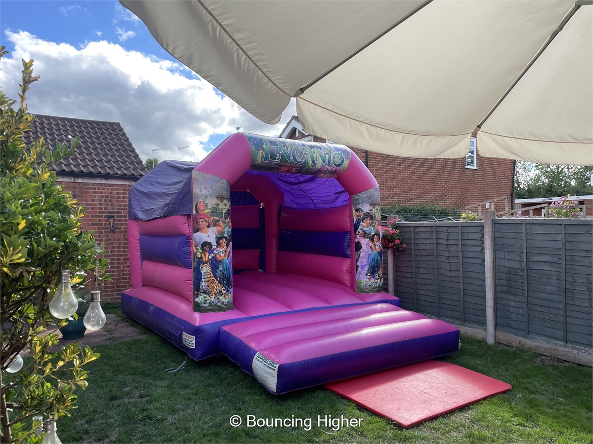 Encanto Bouncy Castle (Pink 15x12) - Bouncy Castle and Soft Play Hire ...