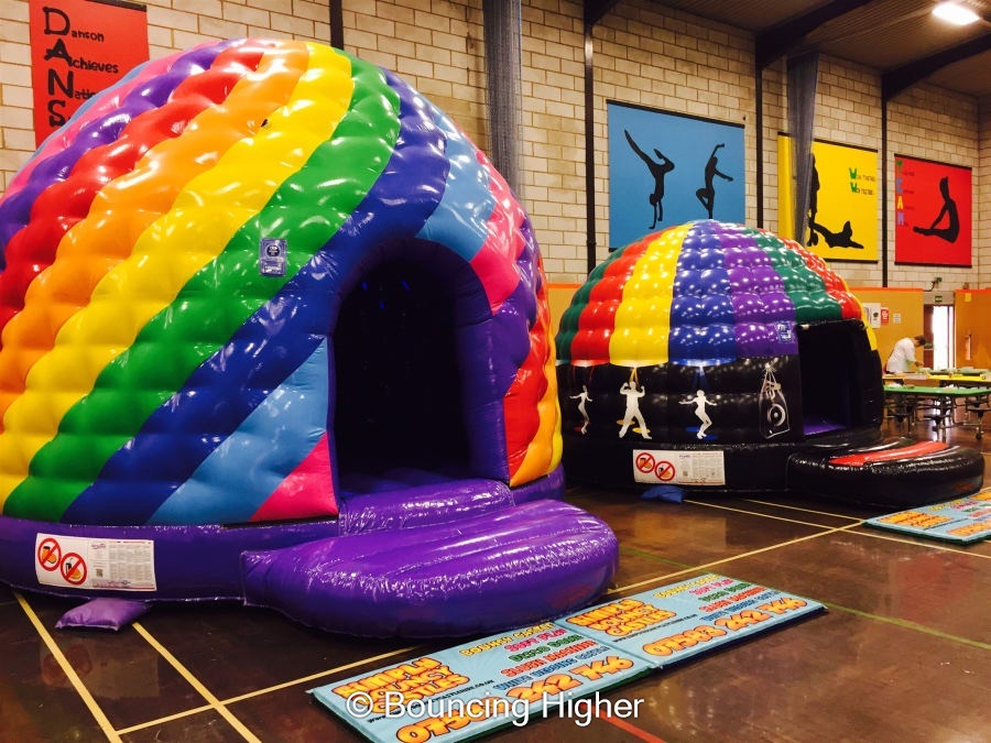 Large Candy Twist Disco Dome - Bouncy Castle and Soft Play Hire in ...