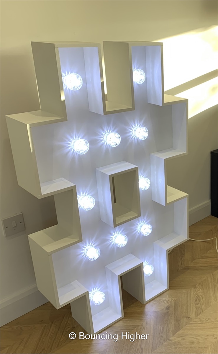 Led Light Up Numbers & Letters - Bouncy Castle and Soft Play Hire in ...