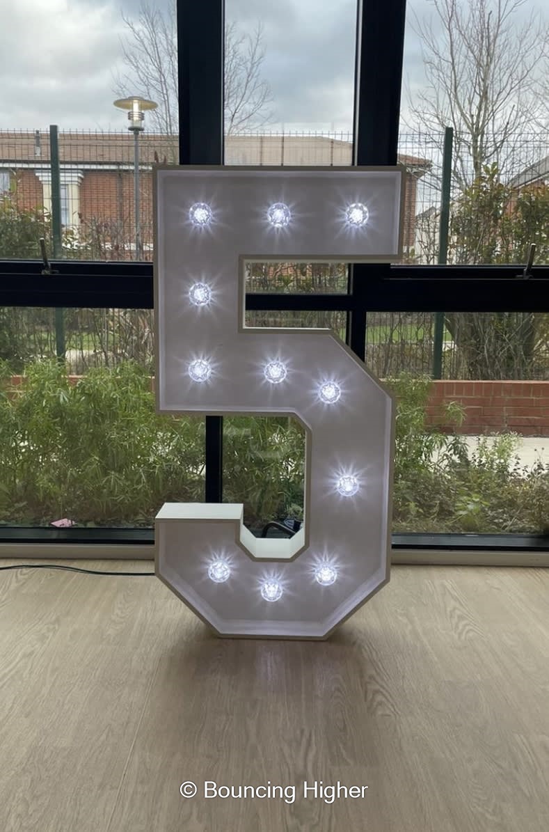 Led Light Up Numbers & Letters - Bouncy Castle and Soft Play Hire in ...
