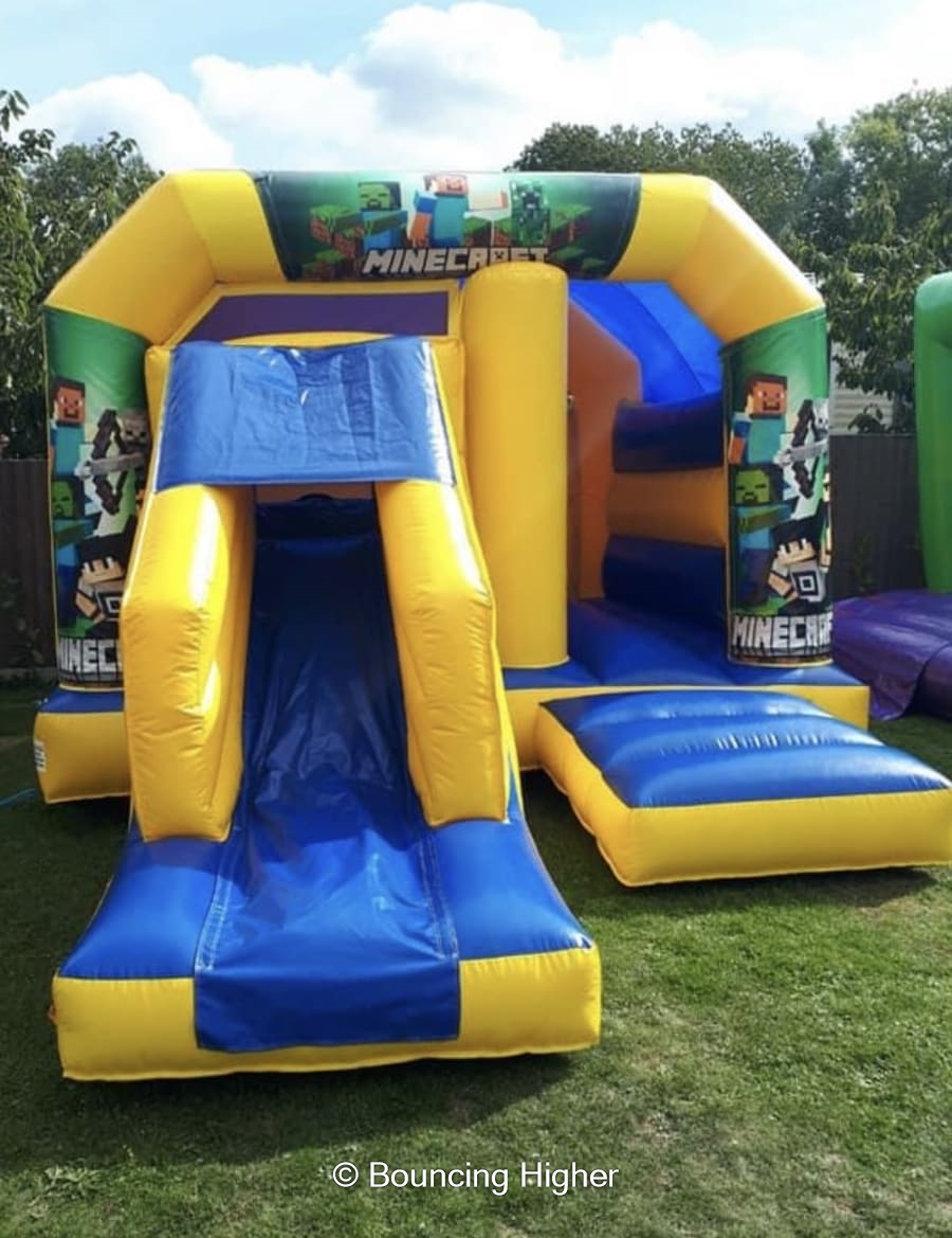 Minecraft Bounce & Slide - Bouncy Castle and Soft Play Hire in Dartford ...
