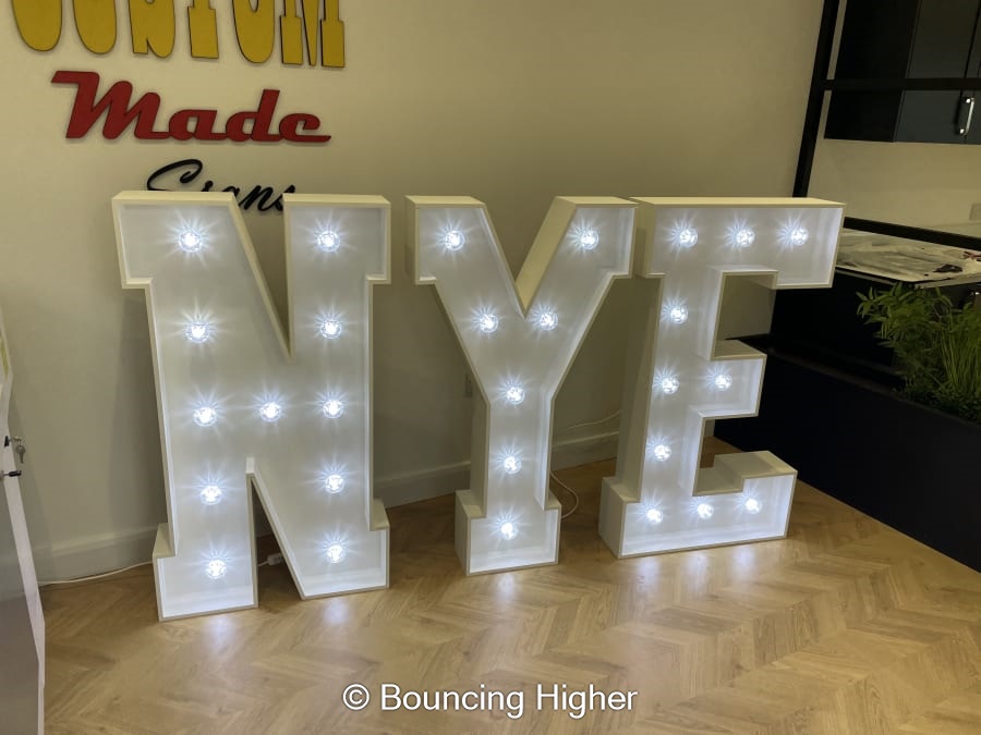 Led Light Up Numbers & Letters - Bouncy Castle and Soft Play Hire in ...