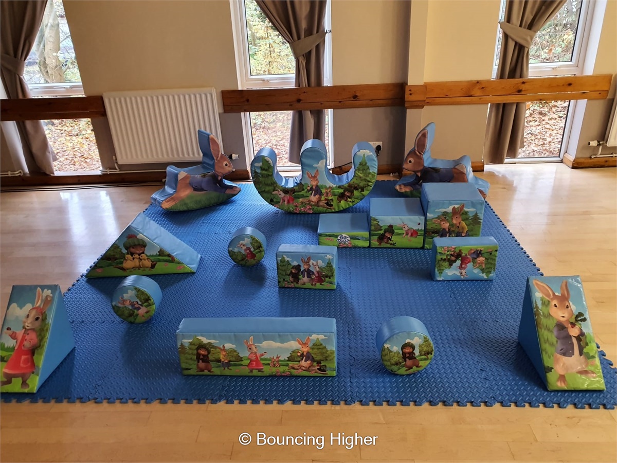 Peter Rabbit Soft Play Shapes - Bouncy Castle and Soft Play Hire in ...