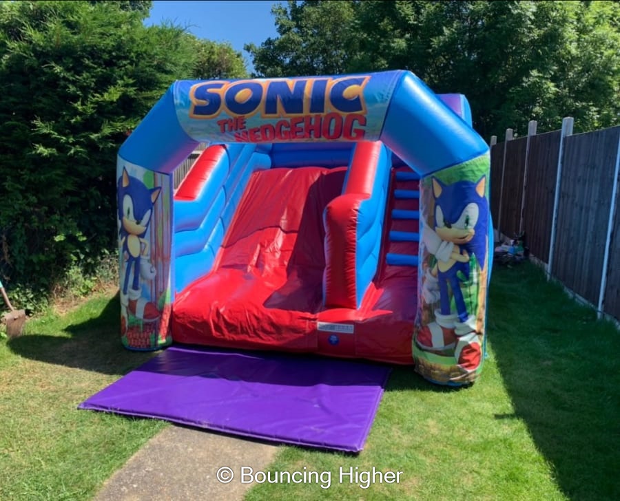 Sonic the Hedgehog Mini Slide - Bouncy Castle and Soft Play Hire in ...
